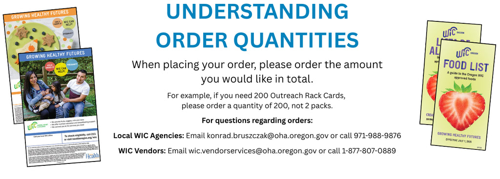 Oregon WIC Publications